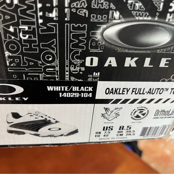 Oakley | Shoes | Oakley Fullauto Tour Mens Golf Shoes Size 85 Nwt In ...